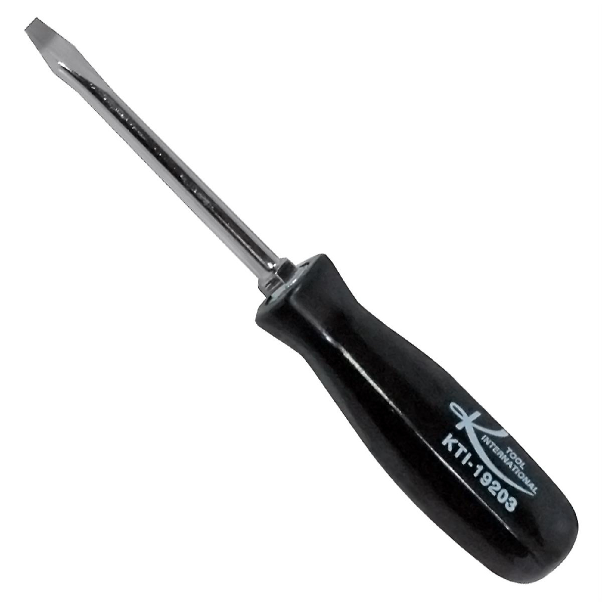 K Tool International Slotted Screwdriver - 3in., Chrome Vanadium Blade, Hex Bolster, Model ...
